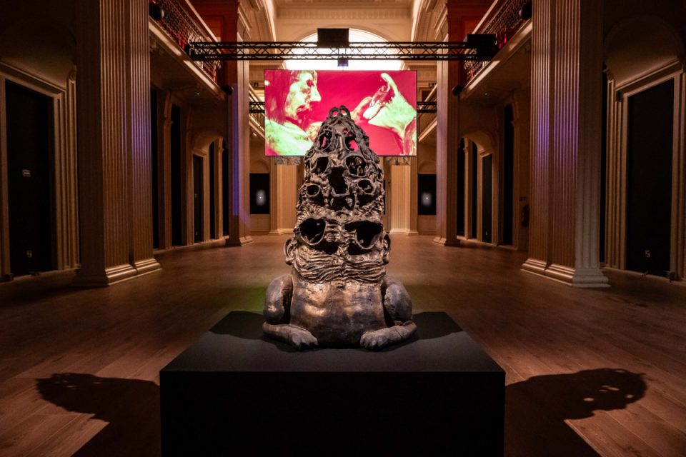 Candice Lin, Piss Protection Demon , 2022. Glazed ceramic and wolf piss ...