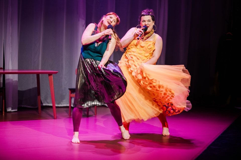 L-R Natasha Gilmore and Jude Williams in Barrowland Ballets Chunky ...